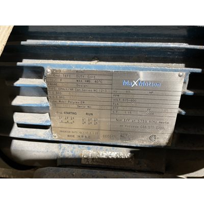 MOTEUR ELECTRIQUE 40HP 575V 1800RPM FRAME:324T (NEUF)