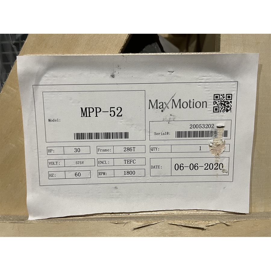 MOTEUR ELECTRIQUE 30HP 575V 1775RPM FRAME:286T (NEUF)