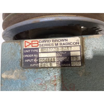 TRANSMISSION POUR MOTEUR ELECTRIQUE DAVID BROWN