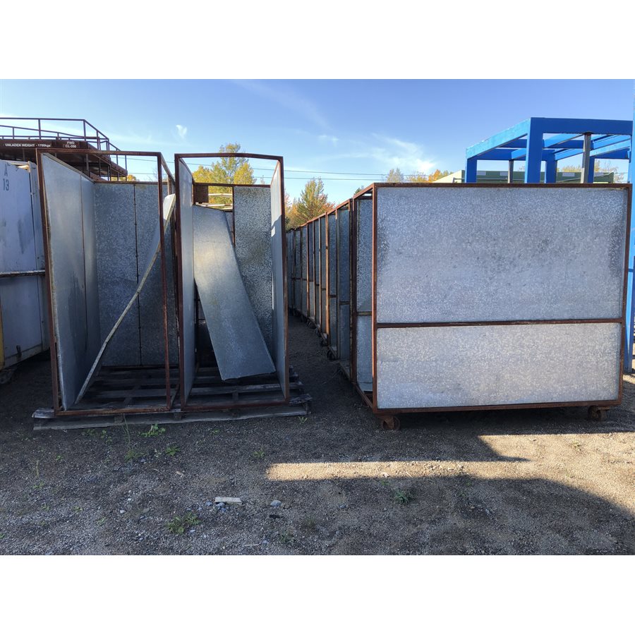 RACK A ROULETTE 30PO X 69PO DE LONG X 65PO DE HAUT