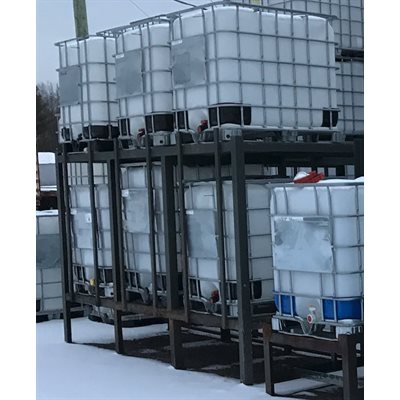 SUPPORT POUR 6 IBC RACK EN ACIER 2 ETAGES