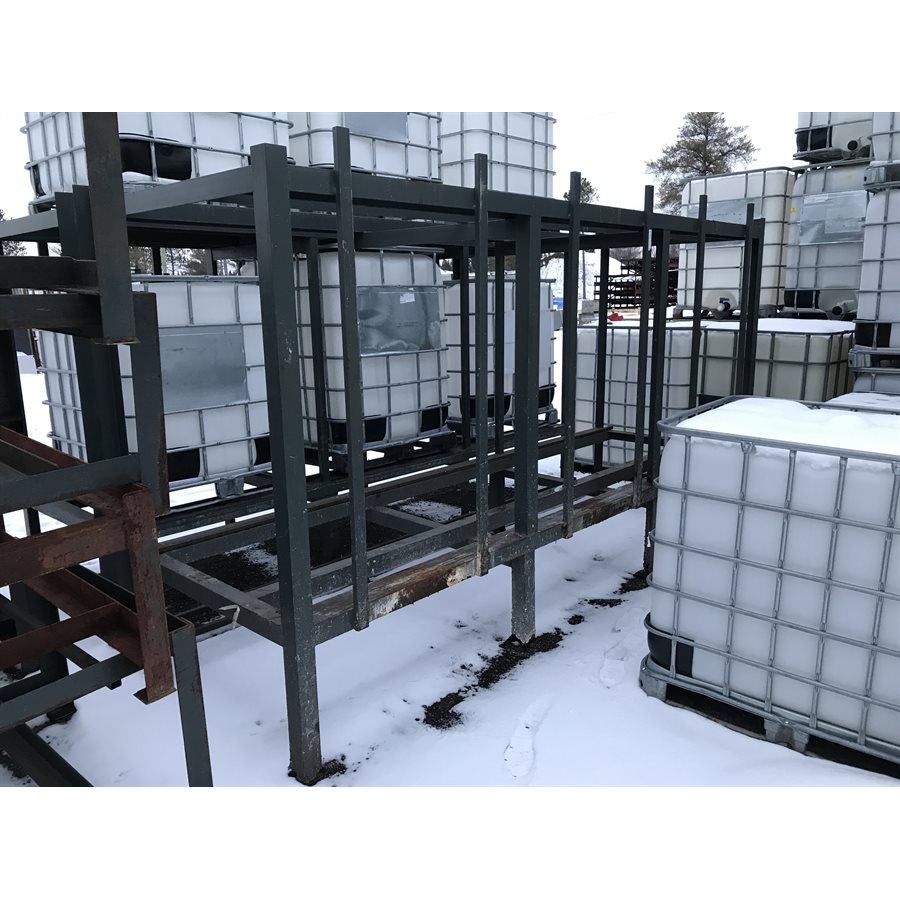 SUPPORT POUR 6 IBC RACK EN ACIER 2 ETAGES