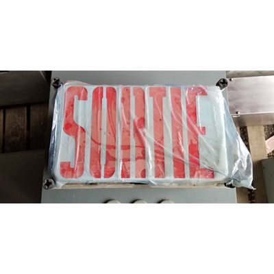 ENSEIGNE LUMINEUSE SORTIE